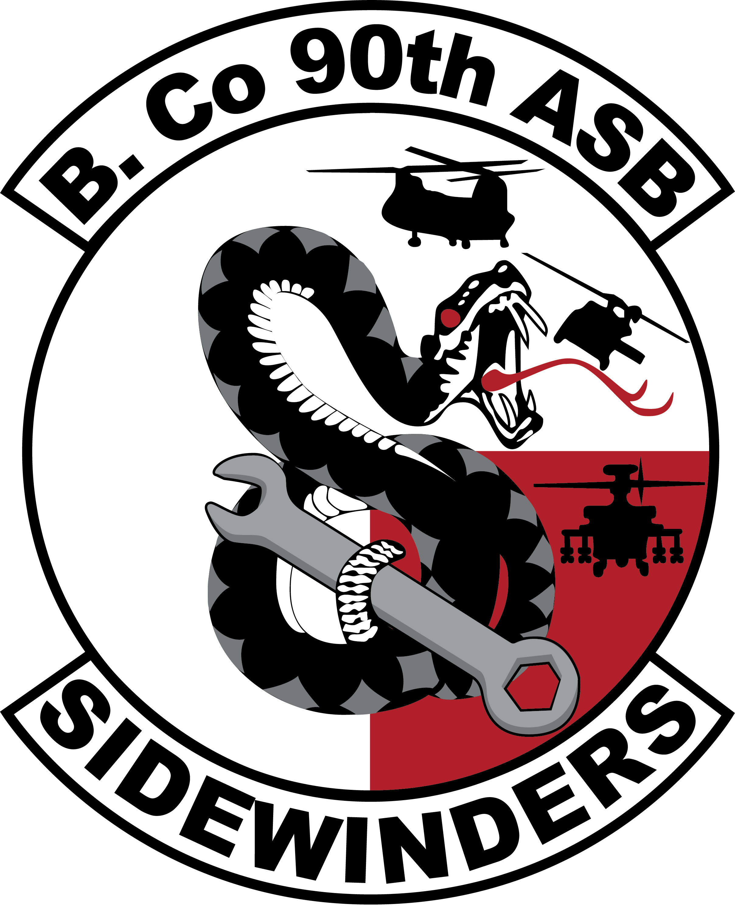 B Co, 90th ASB "Sidewinders" | Military Unit Apparel | Brotallion ...