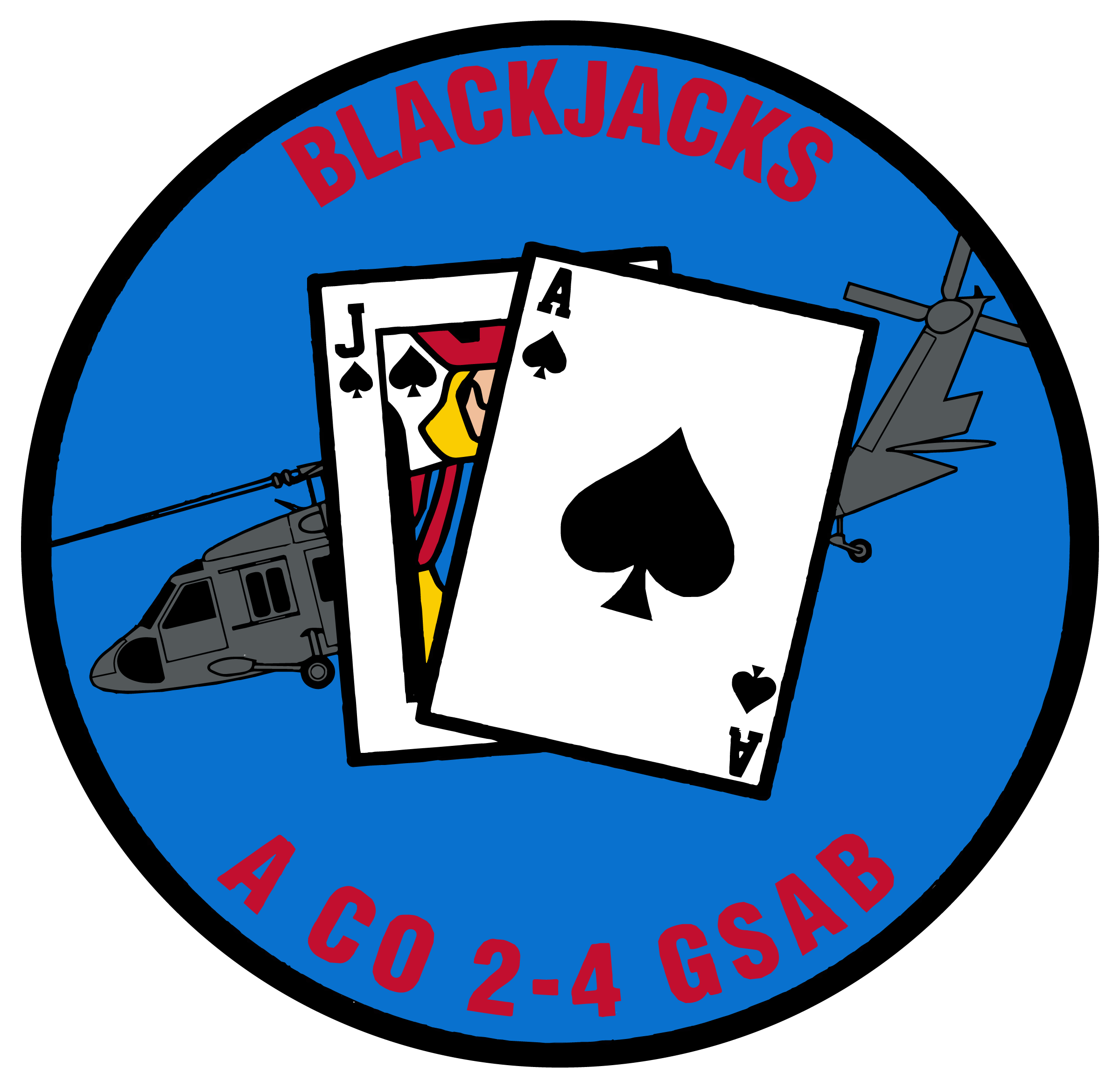 A Co, 2-4 GSAB "Blackjacks" Apparel | Brotallion – Brotallion LLC