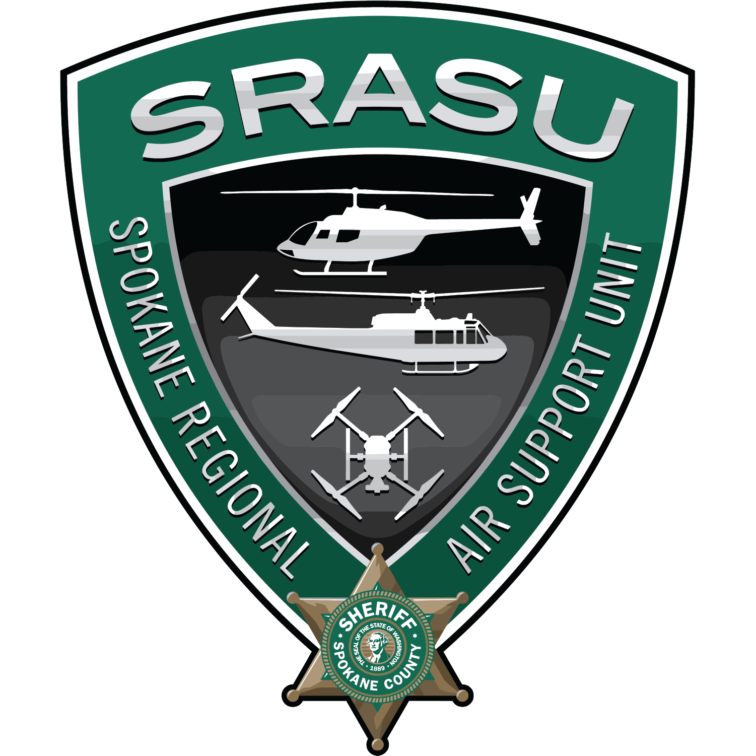 Spokane Regional Air Support Unit Apparel | Brotallion – Brotallion LLC