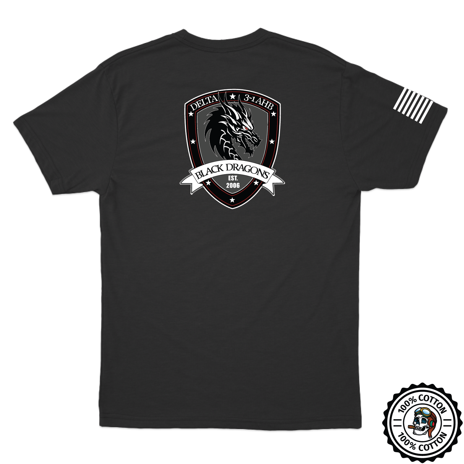 D Co, 3-1 AHB "Black Dragons" V2 T-Shirt | Brotallion – Brotallion LLC