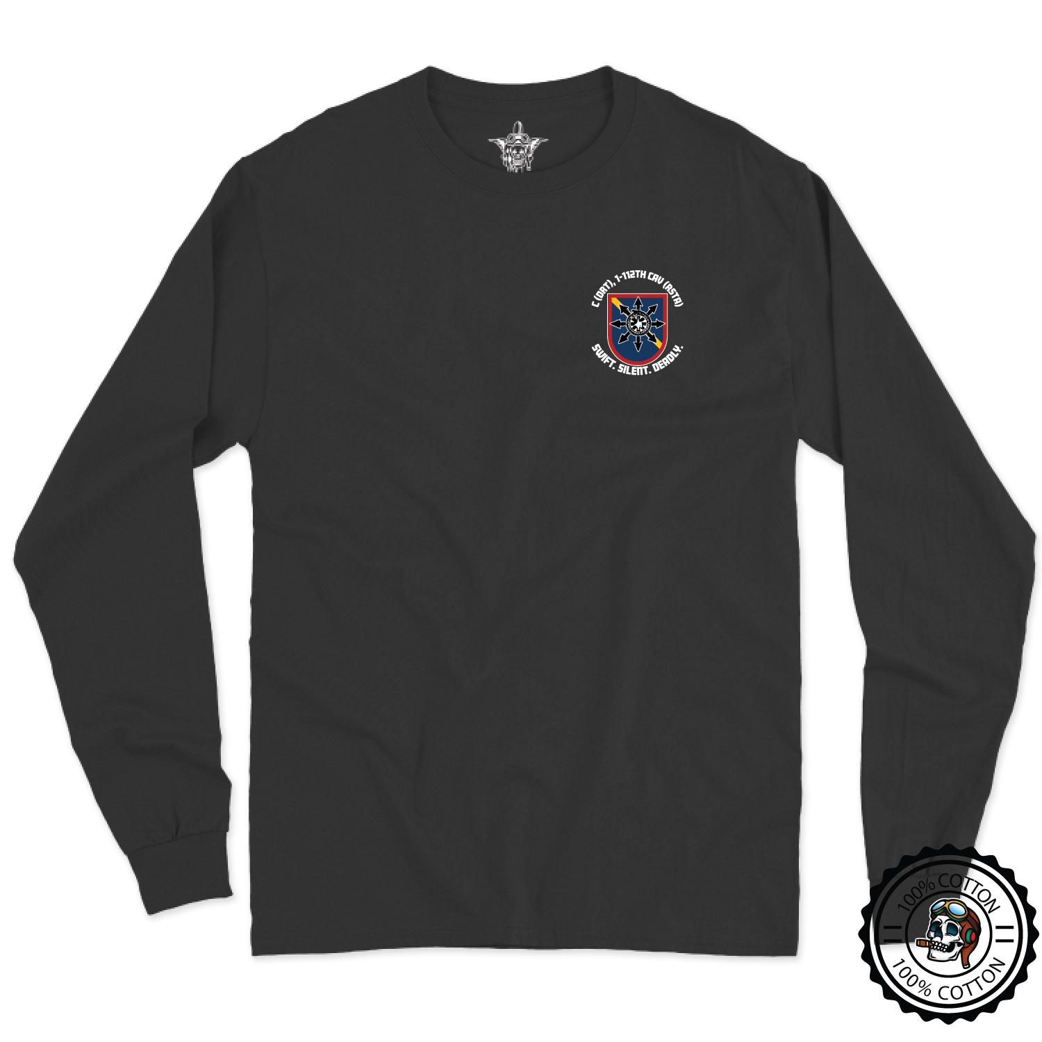 C (DRT), 1-112th CAV (RSTA) “Houston Light Guard” 2025 Long Sleeve T ...