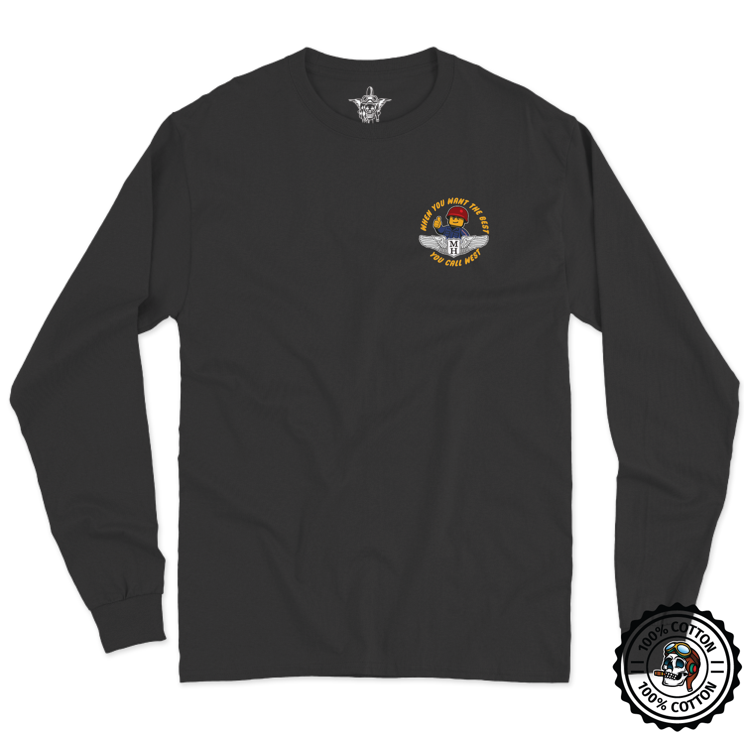 Memorial Herman West Base Long Sleeve T-Shirt | Brotallion – Brotallion LLC