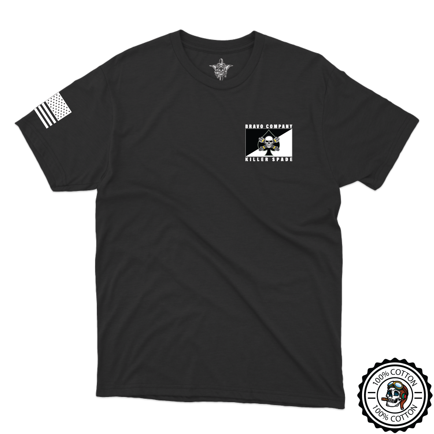 B Co, 1-10 AB "Killer Spade" V1 T-Shirt | Brotallion – Brotallion LLC